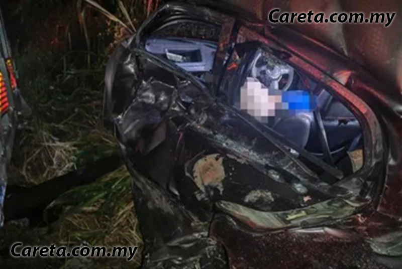 Kereta langgar lori parkir di bahu jalan, remaja maut | Careta